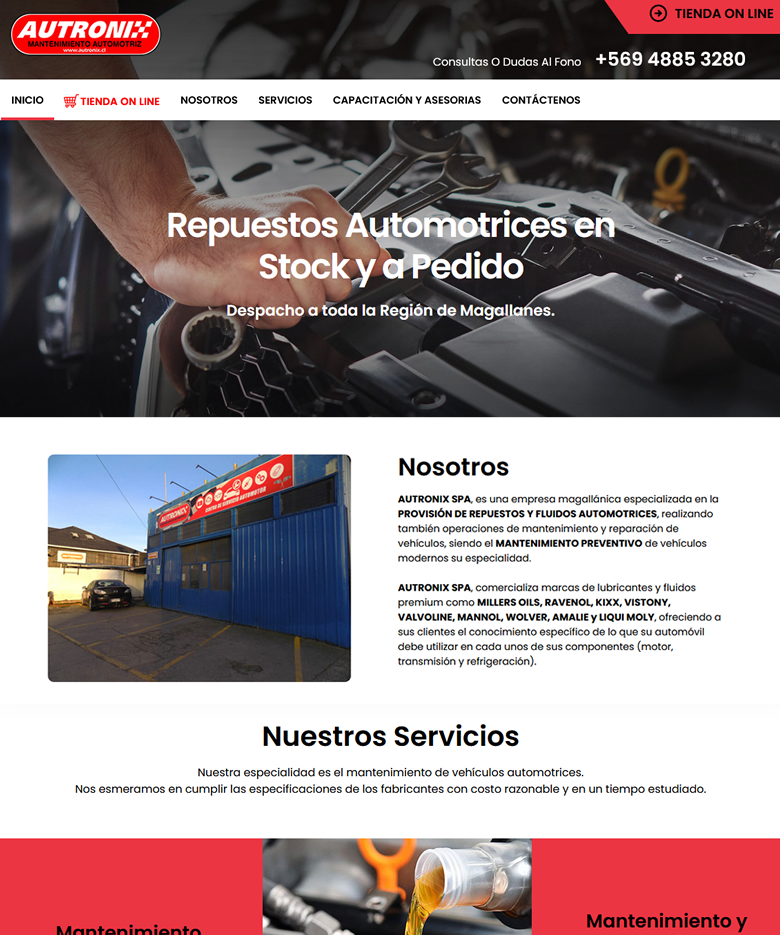 Autronix - Repuestos y Fluidos Automotrices - Rednet Seo